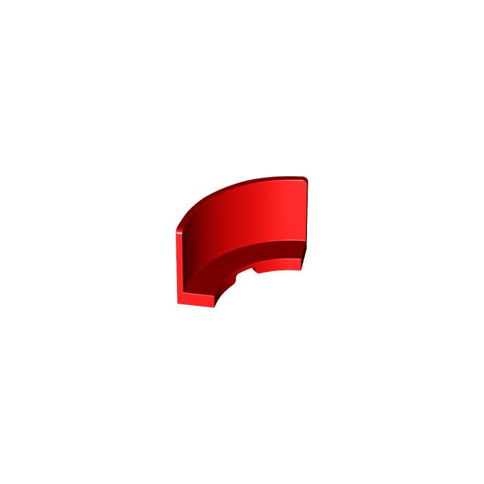 LEGO Red Panel 3 x 3 x 2 Round Corner (3535) | Brick Owl