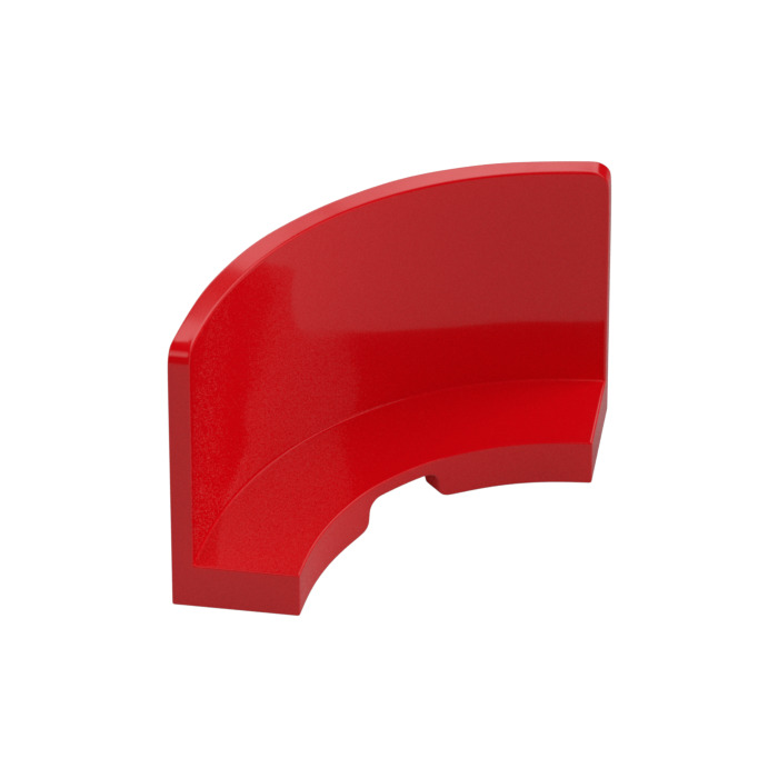 LEGO Red Panel 3 x 3 x 2 Round Corner (3535) | Brick Owl - LEGO Marketplace