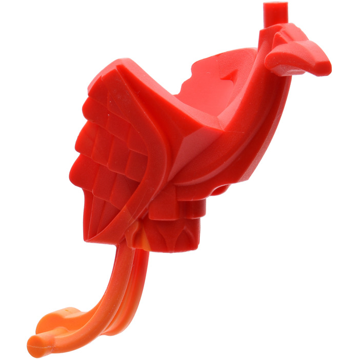 LEGO Red Phoenix with Orange Tail Feathers (43744) | Brick Owl