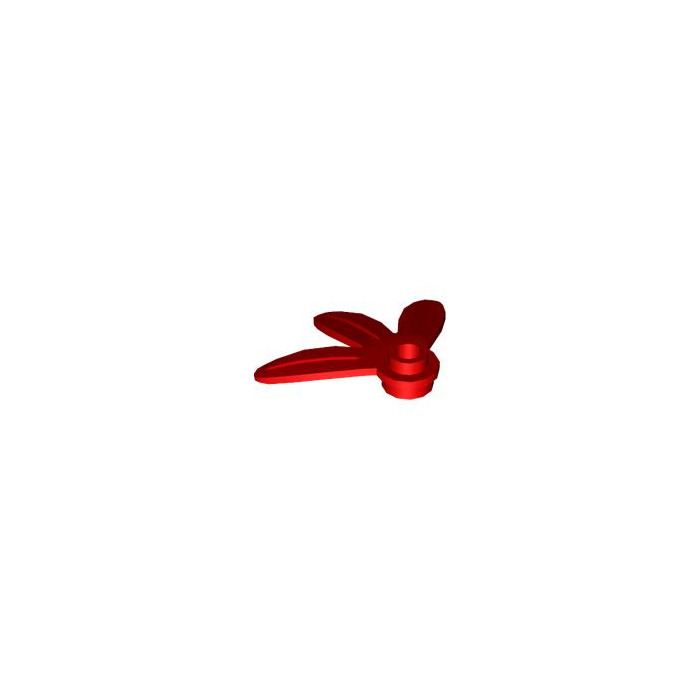 LEGO Red Plate 1 x 1 Plant with 3 Thin Leaves (7264) | Brick Owl - LEGO ...