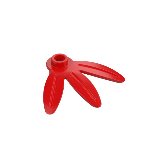 LEGO Red Plate 1 x 1 Plant with 3 Thin Leaves (7264) | Brick Owl - LEGO ...