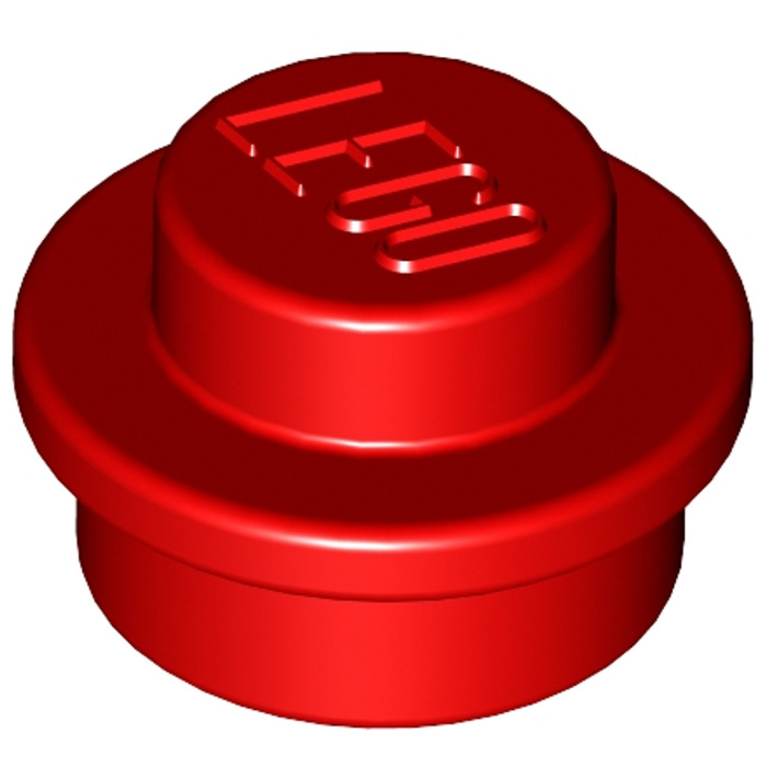 LEGO Red Plate 1 x 1 Round (6141 / 30057) | Brick Owl - LEGO Marketplace