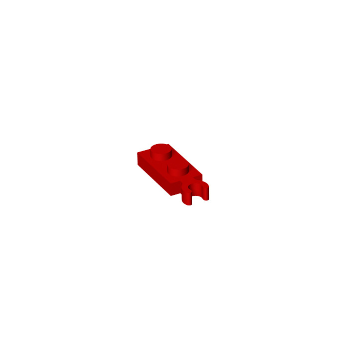 LEGO Red Plate 1 x 2 with Clip (78256) | Brick Owl - LEGO Marketplace