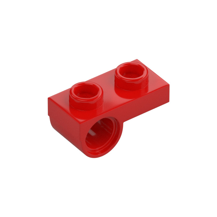 LEGO Red Plate 1 x 2 with Underside Pin Hole (18677 / 28809) | Brick ...