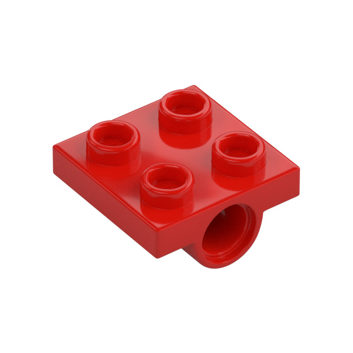 LEGO Red Plate 2 x 2 with Pin Holes (2817) | Brick Owl