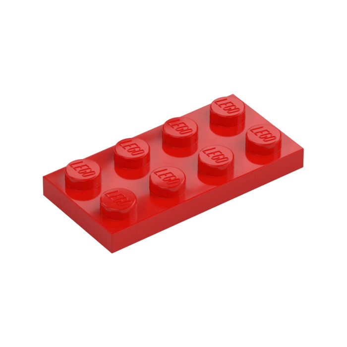 LEGO Red Plate 2 x 4 (3020 / 5584) | Brick Owl - LEGO Marketplace