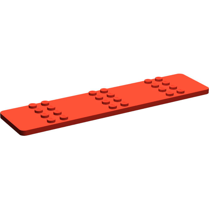 LEGO Red Plate 4 x 16 with 24 studs (4607) | Brick Owl - LEGO Marketplace