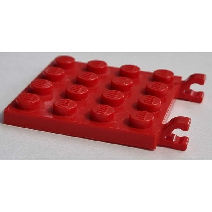 LEGO Plate 4 x 4 with Clips (Gap in Clips) (47998) | Brick Owl - LEGO ...