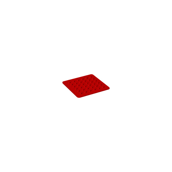 LEGO Red Plate 6 x 6 Flex (79998) | Brick Owl - LEGO Marketplace