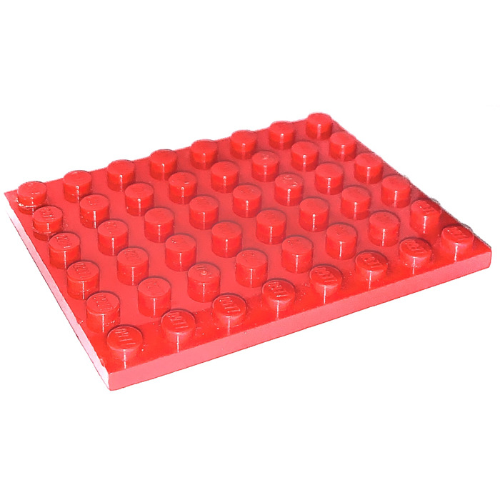 LEGO Red Plate 6 x 8 (3036 / 7423) | Brick Owl - LEGO Marketplace