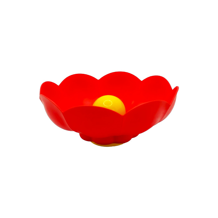 LEGO Red Primo Waterlily with Yellow Stud (31631) | Brick Owl - LEGO ...