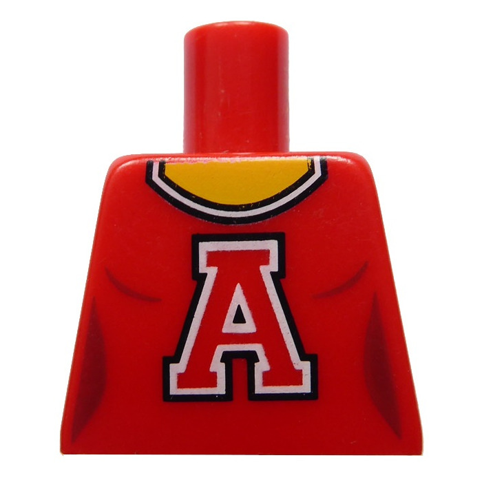 LEGO Red Cheerleader Torso without Arms (973) | Brick Owl - LEGO ...
