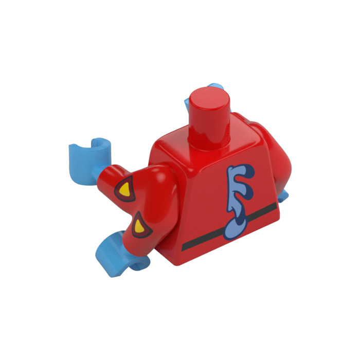 LEGO Red Rio Durant Minifig Torso (973 / 38877) | Brick Owl - LEGO ...