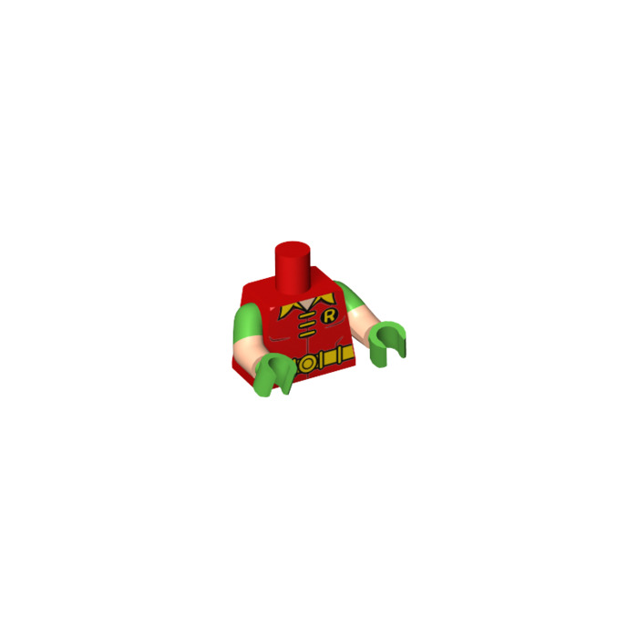 LEGO Red Robin with Green Glasses Minifig Torso (973 / 16360) | Brick ...