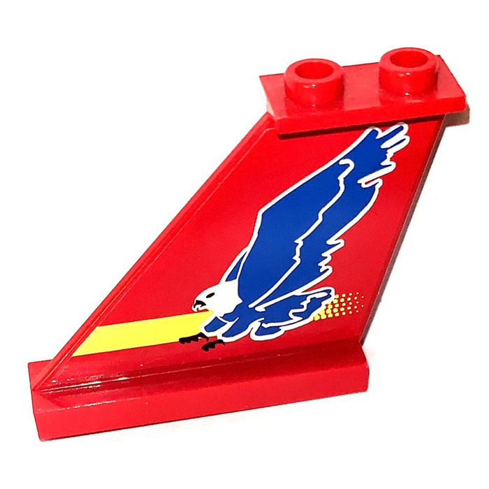 LEGO Red Rudder 1 x 3 x 4 with Bald Eagle Sticker (2340) | Brick Owl ...