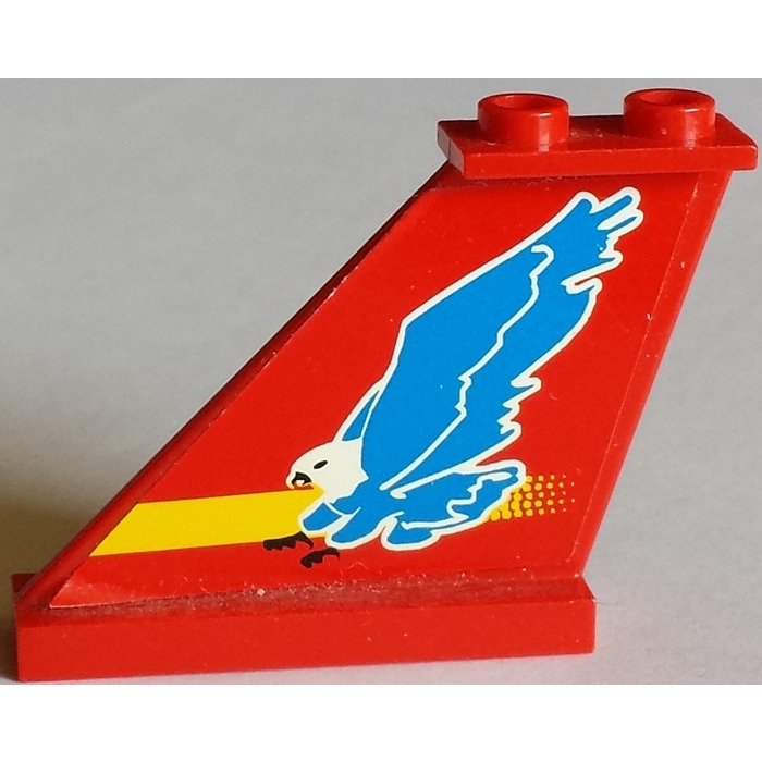 LEGO Red Rudder 1 x 3 x 4 with Bald Eagle Sticker (2340) | Brick Owl ...