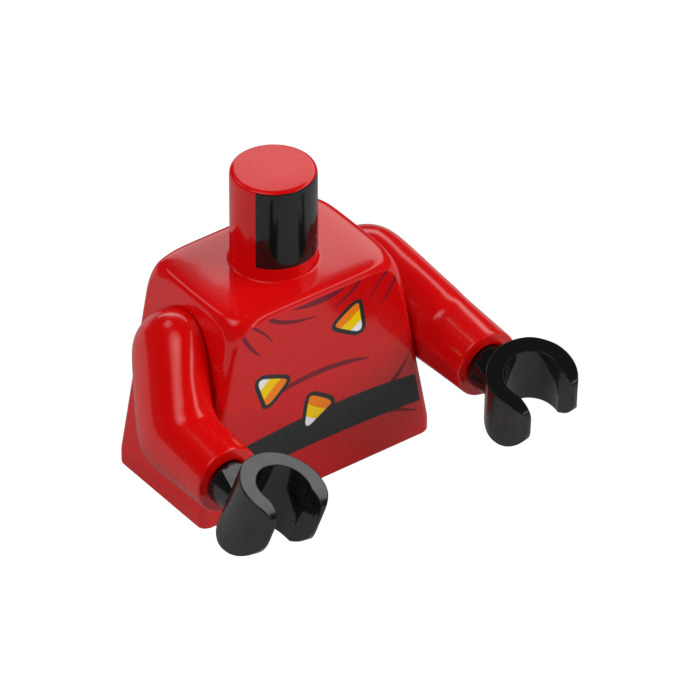 LEGO Santa Claus Minifig Torso (973 / 76382) | Brick Owl - LEGO Marketplace