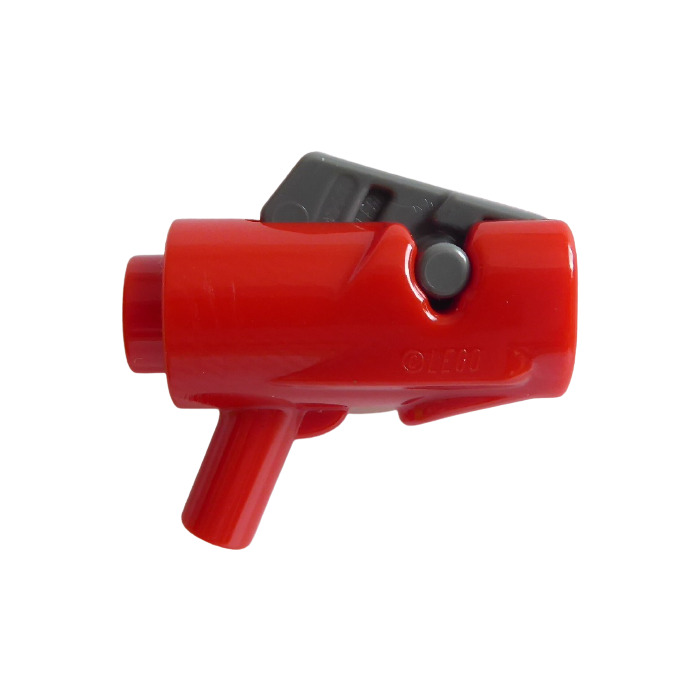 LEGO Red Shooter Gun with Dark Stone Grey Trigger (34229) | Brick Owl