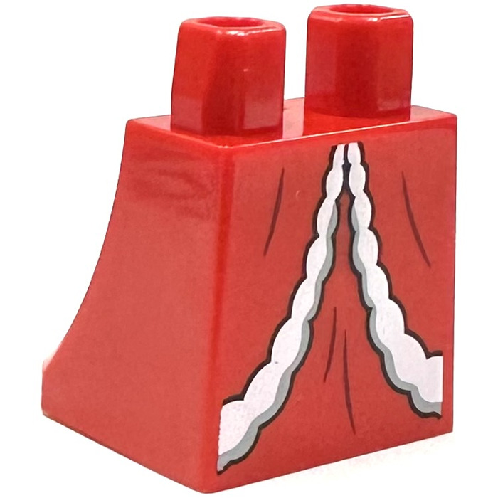 LEGO Red Skirt with Robe with White Fur Trim (36036 / 107778) | Brick ...