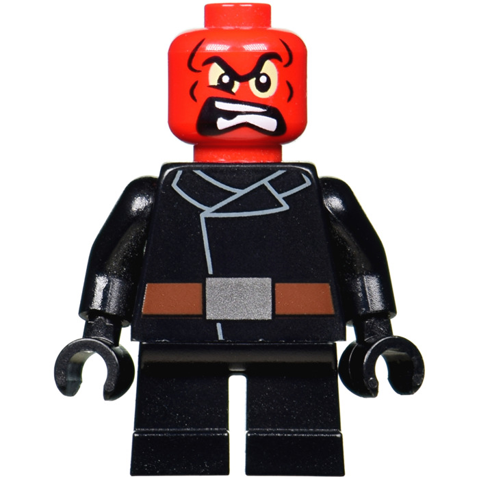 LEGO Red Skull with Short Legs Minifigure | Brick Owl - LEGO Marketplace