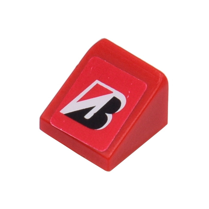LEGO Red Slope 1 x 1 (31°) with Bridgestone Logo Sticker (50746 ...