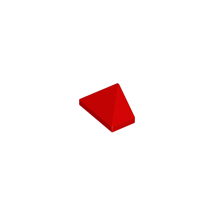 LEGO Red Slope 1 x 2 (45°) Triple with Inside Bar (3048 / 51974 ...
