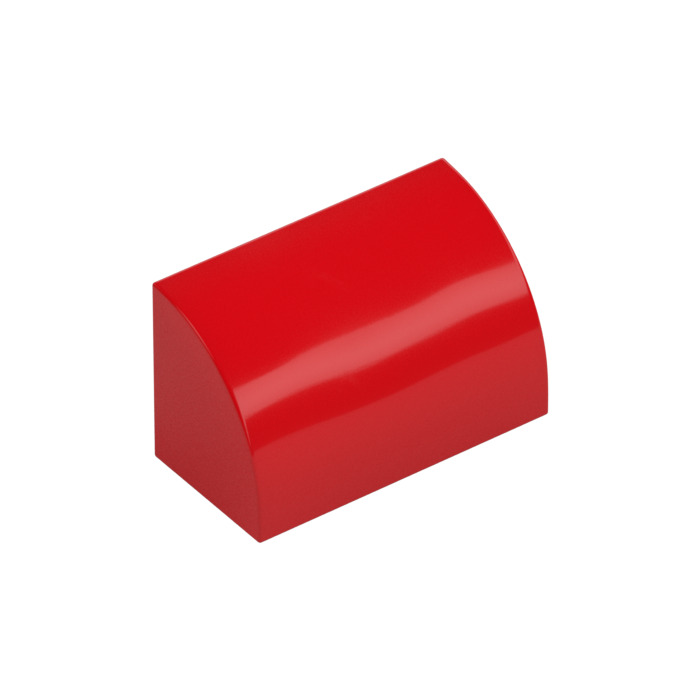 LEGO Red Slope 1 x 2 Curved (7134 / 37352) | Brick Owl - LEGO Marketplace