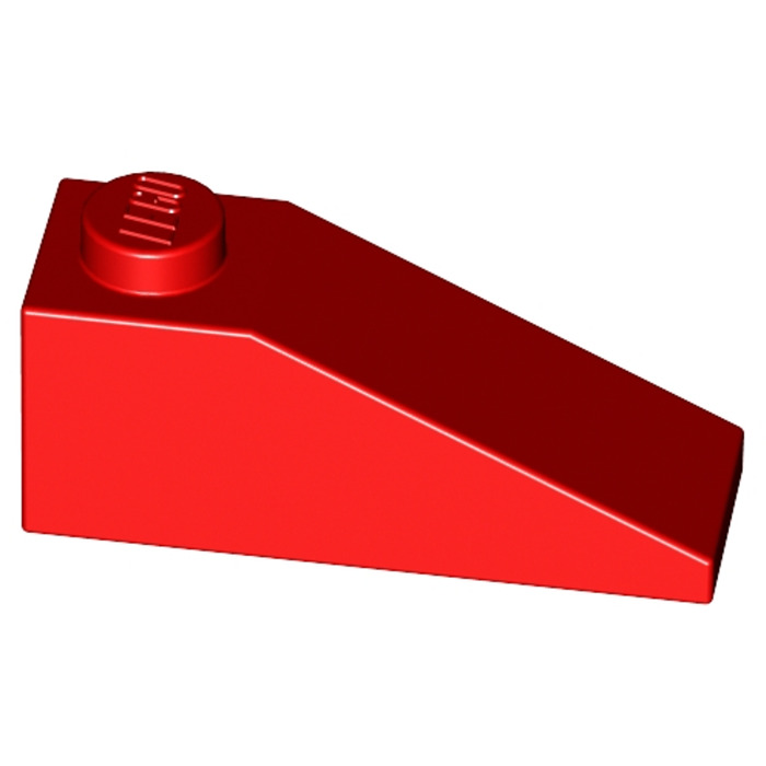 LEGO Red Slope 1 x 3 (25°) (4286) | Brick Owl - LEGO Marketplace
