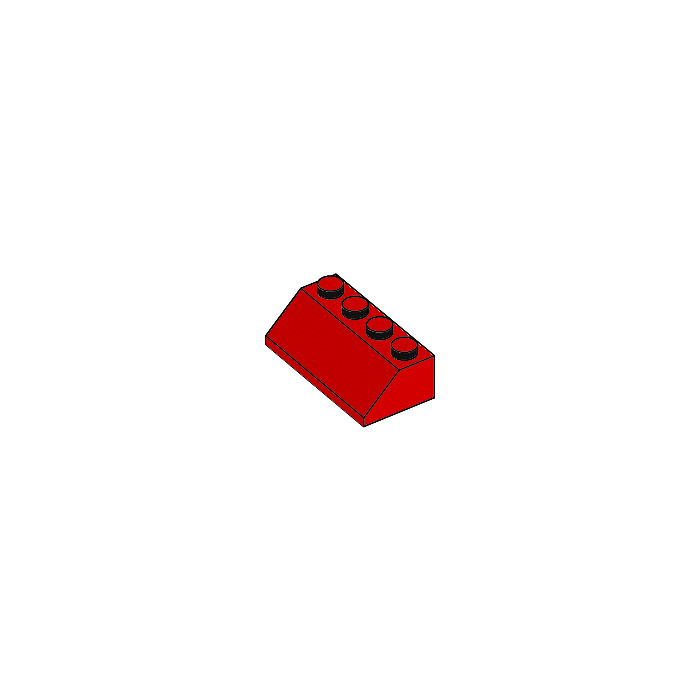 LEGO Red Slope 2 x 4 (45°) (3037) | Brick Owl - LEGO Marketplace