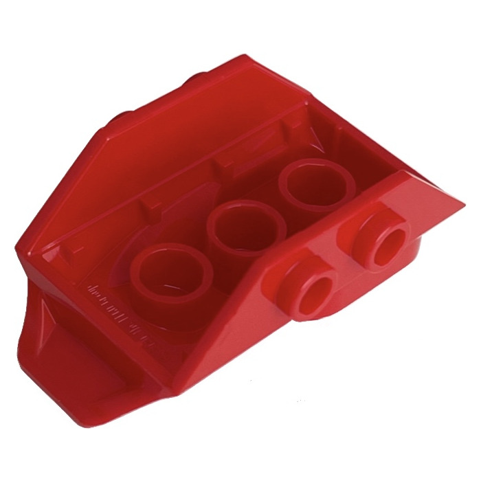 LEGO Red Slope Brick with Wing and 4 Top Studs and Side Studs (79897 ...