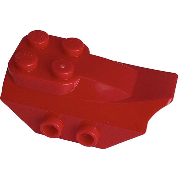 LEGO Red Slope Brick with Wing and 4 Top Studs and Side Studs (79897 ...