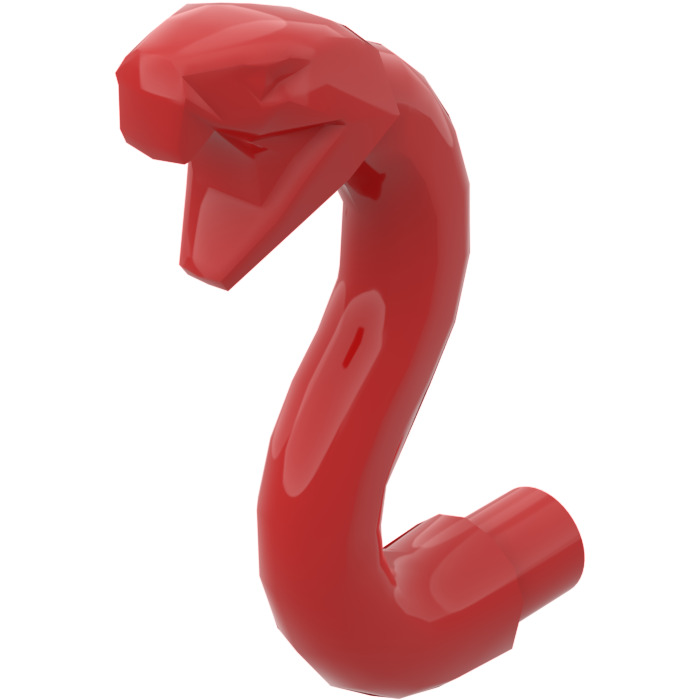 LEGO Red Snake Head with Bar (28588) | Brick Owl - LEGO Marketplace