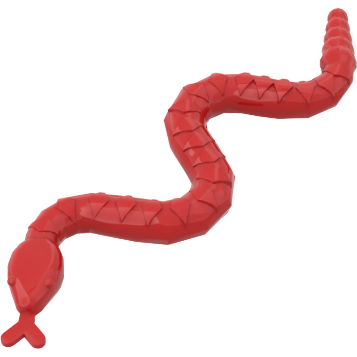 LEGO Red Snake with Texture (30115) | Brick Owl - LEGO Marketplace