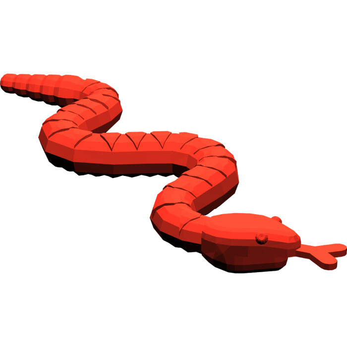 LEGO Red Snake with Texture (30115) | Brick Owl - LEGO Marketplace