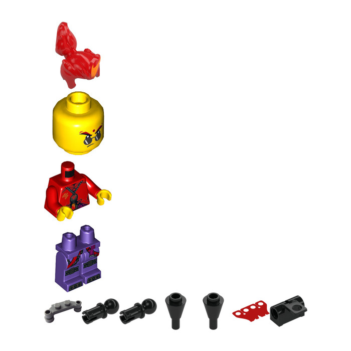 LEGO Red Son with Robe and Backpack Minifigure | Brick Owl