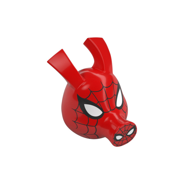 LEGO Red Spider-Ham Head (67671) | Brick Owl - LEGO Marketplace