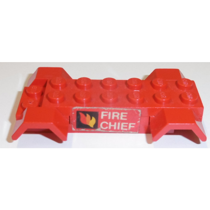 LEGO Stickered Assembly 4x7x1 'FIRE CHIEF' (both sides) from set 602 ...