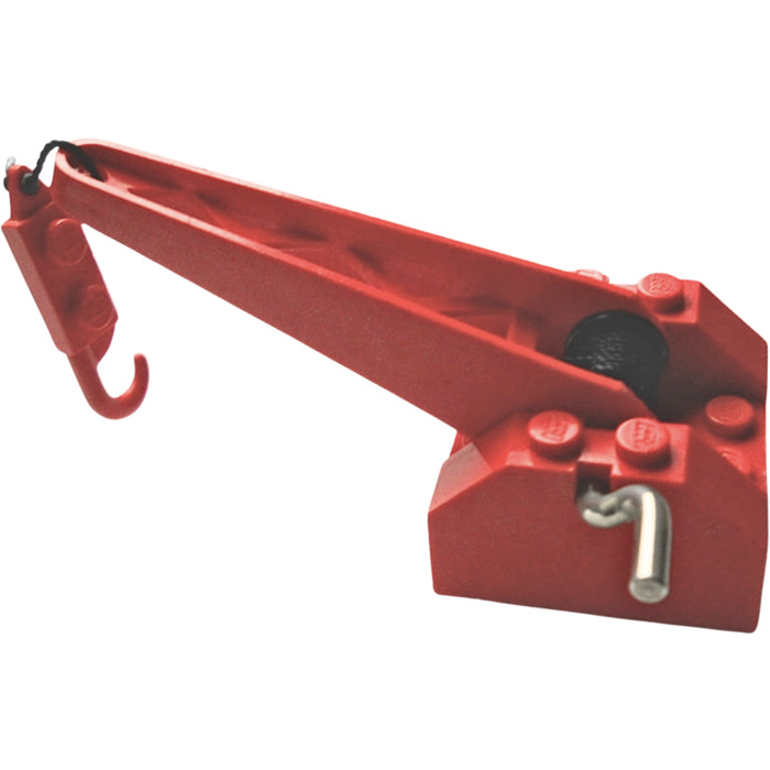 LEGO String Reel Winch 4 x 4 x 2 with Sloped Top, Metal Handle and ...