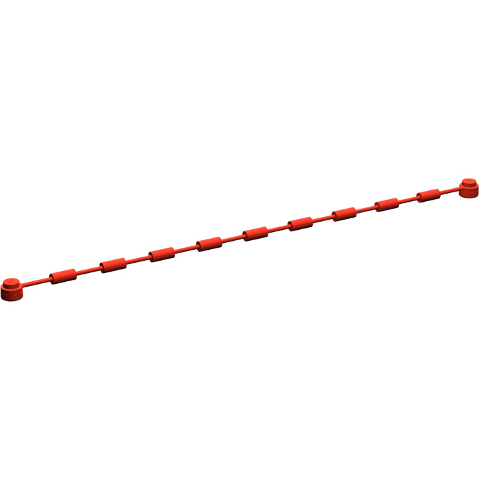 LEGO Red String with Coupling Points and End Studs 1 x 21 (1155 / 63141 ...