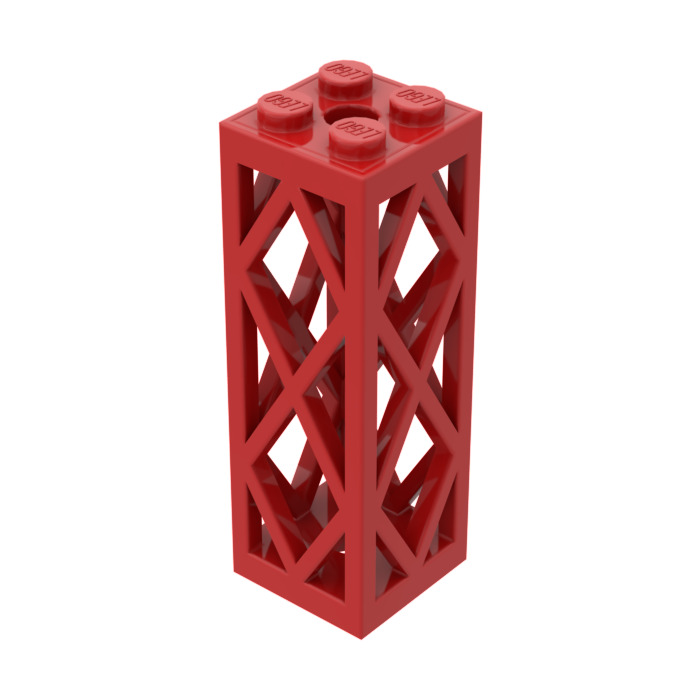 LEGO Support 2 x 2 x 5 Lattice Pillar (74573) | Brick Owl - LEGO ...