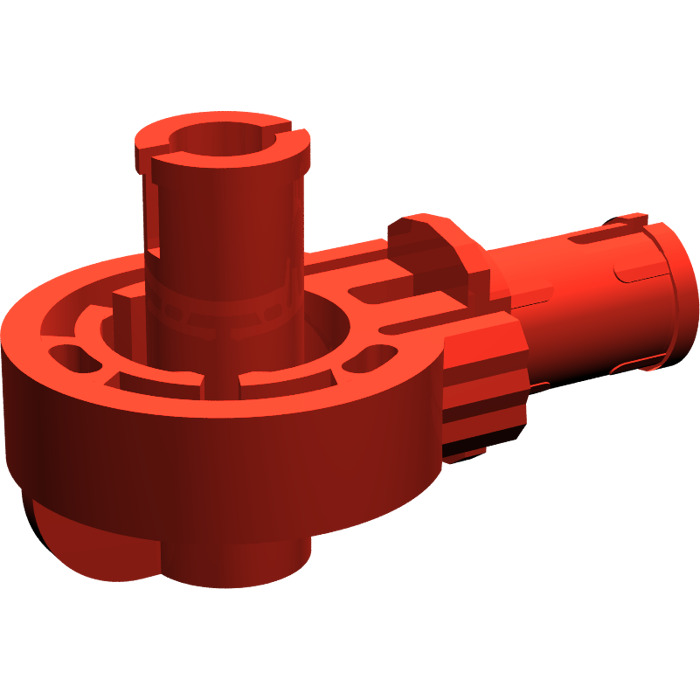LEGO Red Technic Click Rotation Bushing with Two Pins (47455) | Brick ...
