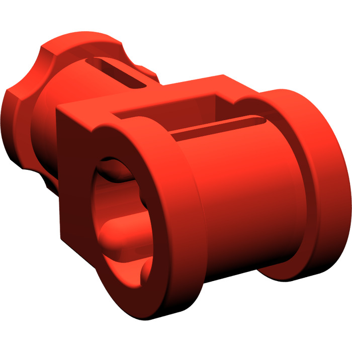 LEGO Red Technic Through Axle Connector with Bushing (32039 / 42135 ...