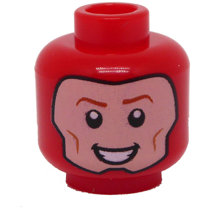 LEGO Red The Flash Minifigure Head (3626 / 37070) | Brick Owl - LEGO ...