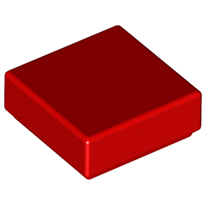LEGO Red Tile 1 x 1 with Groove (3070 / 30039) | Brick Owl - LEGO ...