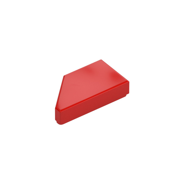 LEGO Red Tile 1 x 2 45° Angled Cut Right (5092) | Brick Owl - LEGO ...