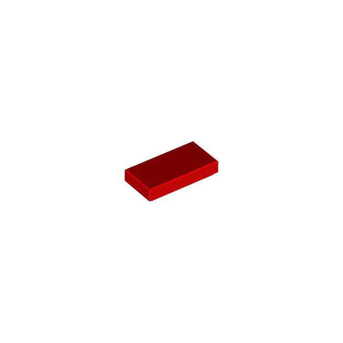 LEGO Red Tile 1 x 2 with Groove (3069 / 30070) | Brick Owl - LEGO ...