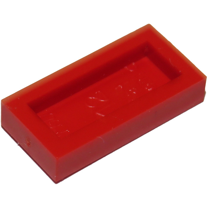 LEGO Red Tile 1 x 2 without Groove (3069) | Brick Owl - LEGO Marketplace