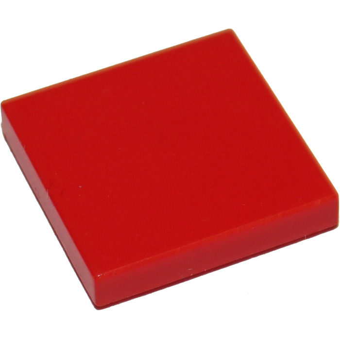 LEGO Red Tile 2 x 2 with Groove (3068) | Brick Owl