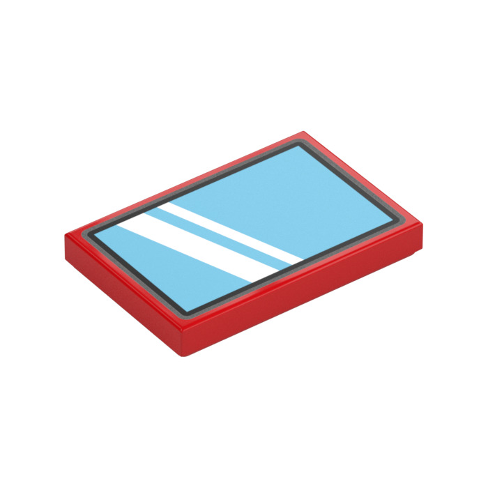 LEGO Tile 2 x 3 with Optimus Prime Windscreen (26603 / 112222) | Brick ...