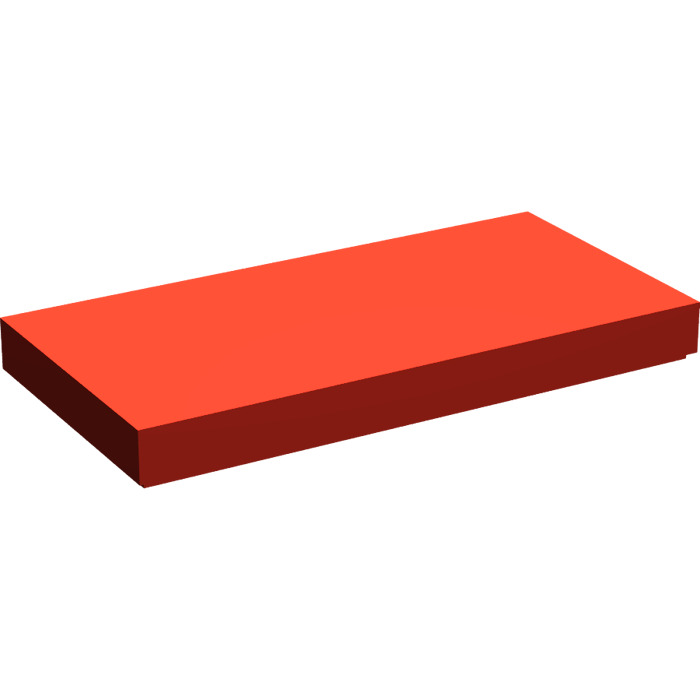 LEGO Red Tile 2 x 4 (87079) | Brick Owl - LEGO Marketplace